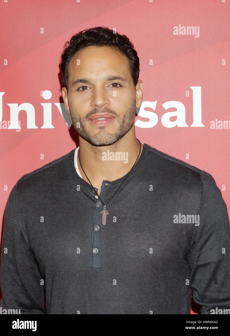 Daniel Sunjata arrives at the NBCUniversal TCA Press Tour on January 7 ...