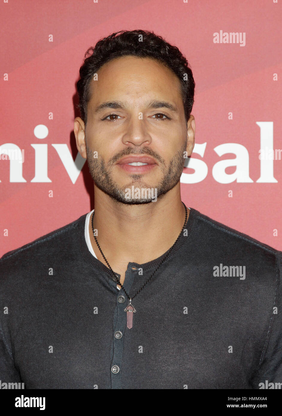 Daniel Sunjata arrives at the NBCUniversal TCA Press Tour on January 7 ...