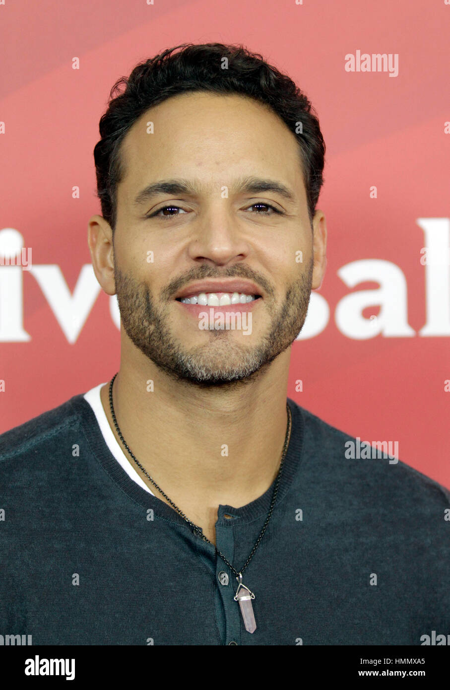 Daniel Sunjata arrives at the NBCUniversal TCA Press Tour on January 7 ...
