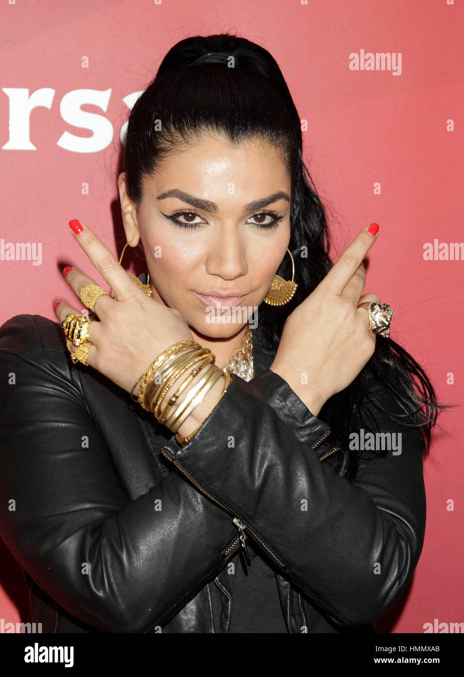 Asa Soltan Rahmati arrives at the NBCUniversal TCA Press Tour on ...