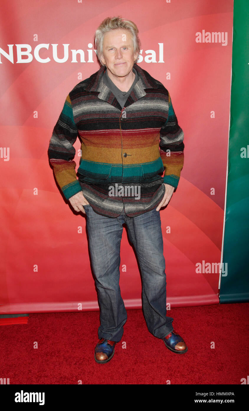 Gary Busey arrives at the NBCUniversal TCA Press Tour on January 6 ...