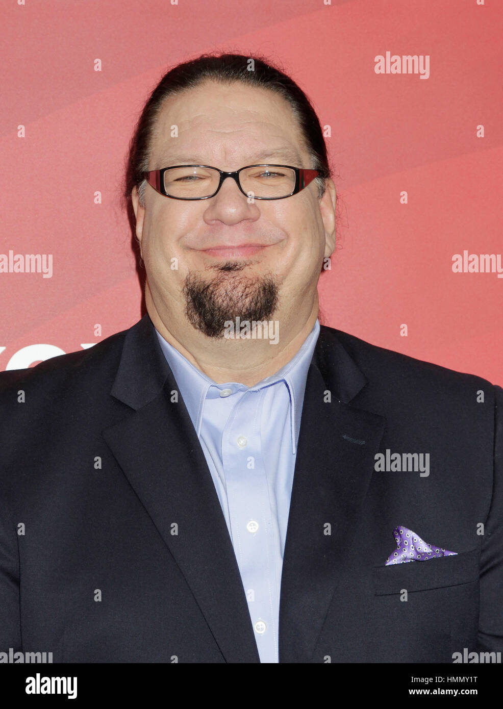 Penn Jillette arrives at the NBCUniversal TCA Press Tour on January 6 ...