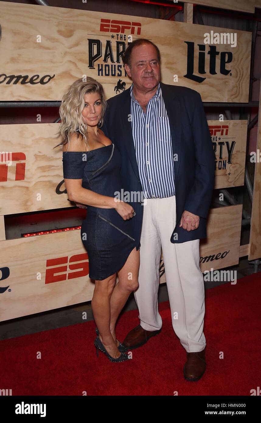 Houston, TX, USA. 3rd Feb, 2017. Fergie, Chris Berman at arrivals for ...