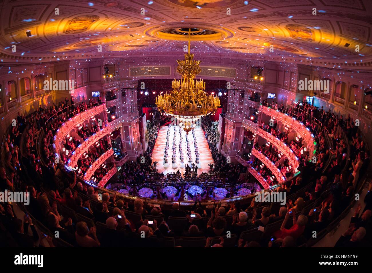 Dresden, Germany. 03rd Feb, 2017. Debutants dance at the 12th Semper ...