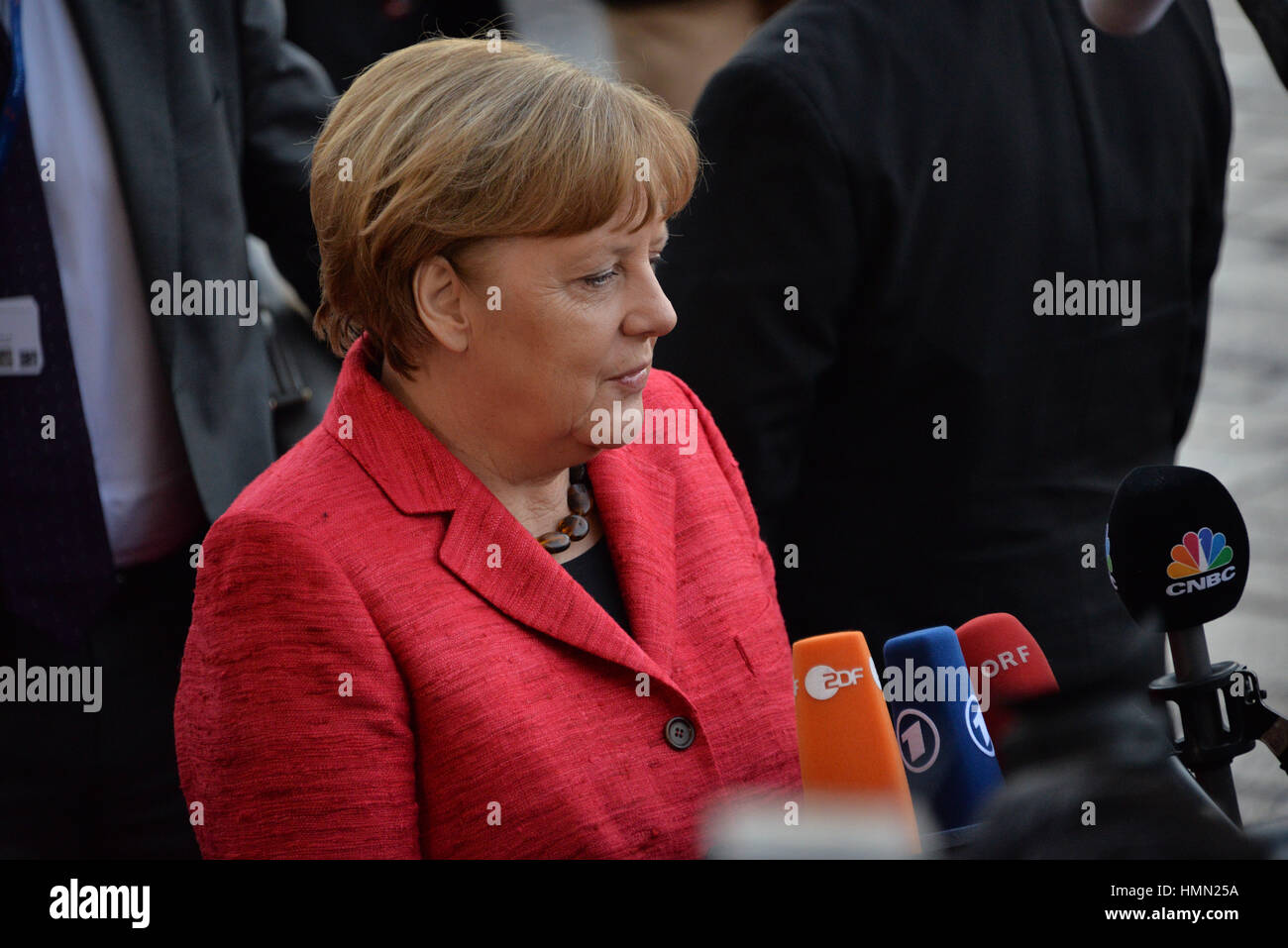 Valletta, Malta. 3rd February, 2017. German Chancellor Angela Merkel ...