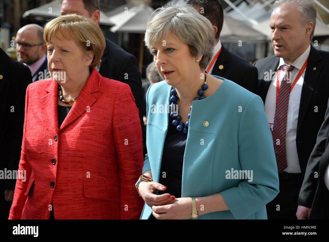 Valletta, Malta. 3rd February, 2017. German Chancellor Angela Merkel ...