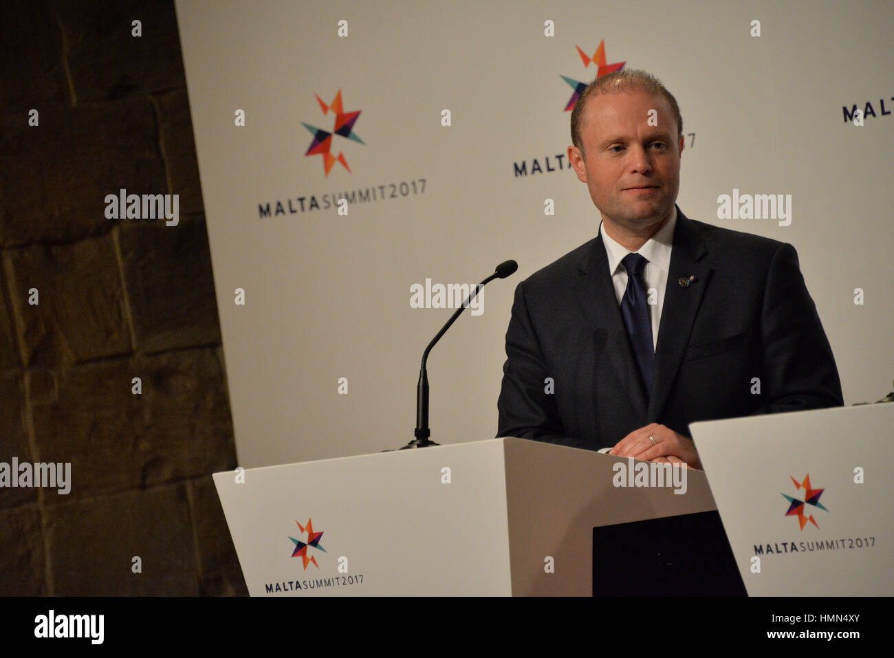 Malta prime minister joseph hi-res stock photography and images - Alamy