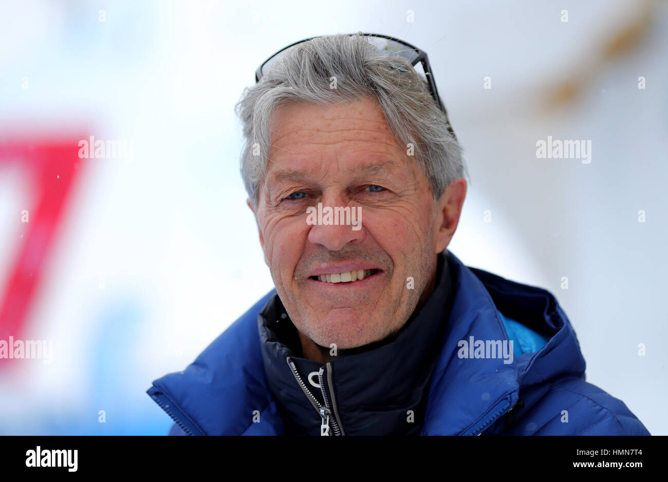 St. Moritz, Switzerland. 10th Feb, 2017. Slope designer and Olympic ...