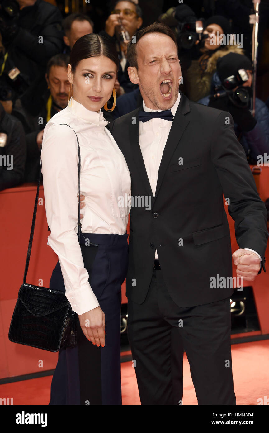 Wotan Wilke Möhring and his girlfriend Cosima attending the opening ...