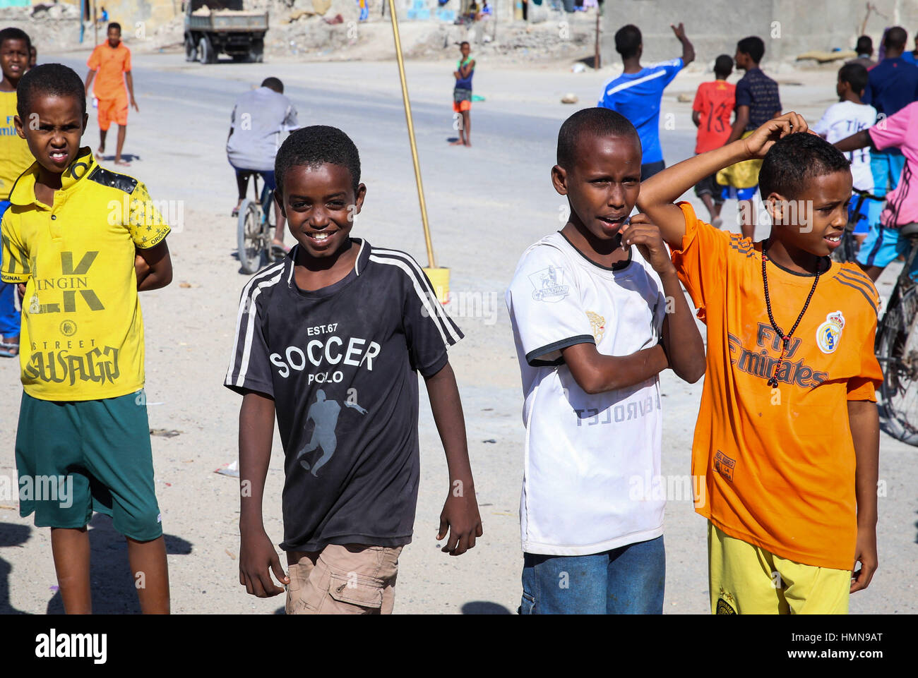 Boys in mogadishu somalia play hi-res stock photography and images - Alamy