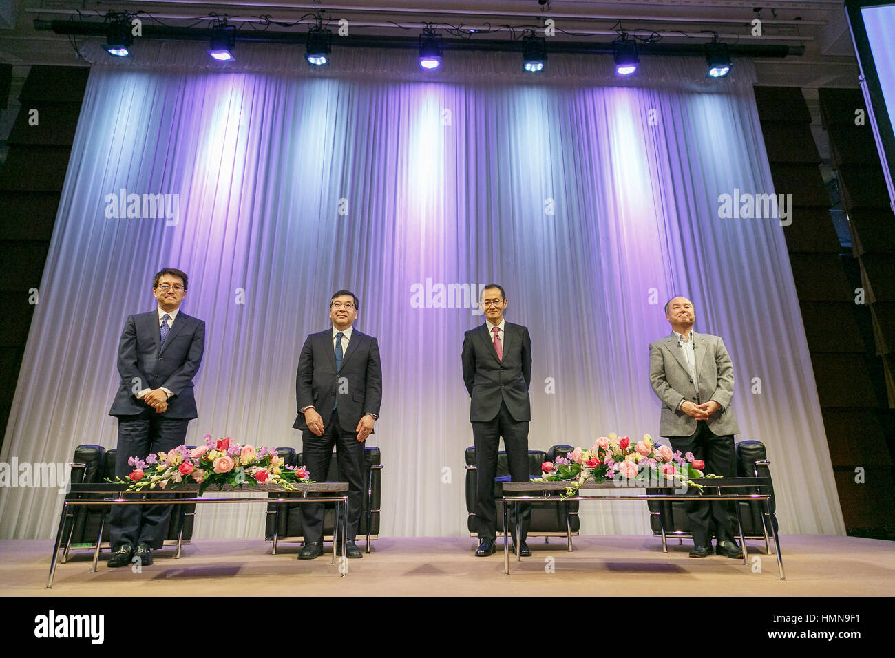 (L to R) Professional shogi player and chess FIDE Master Yoshiharu Habu ...