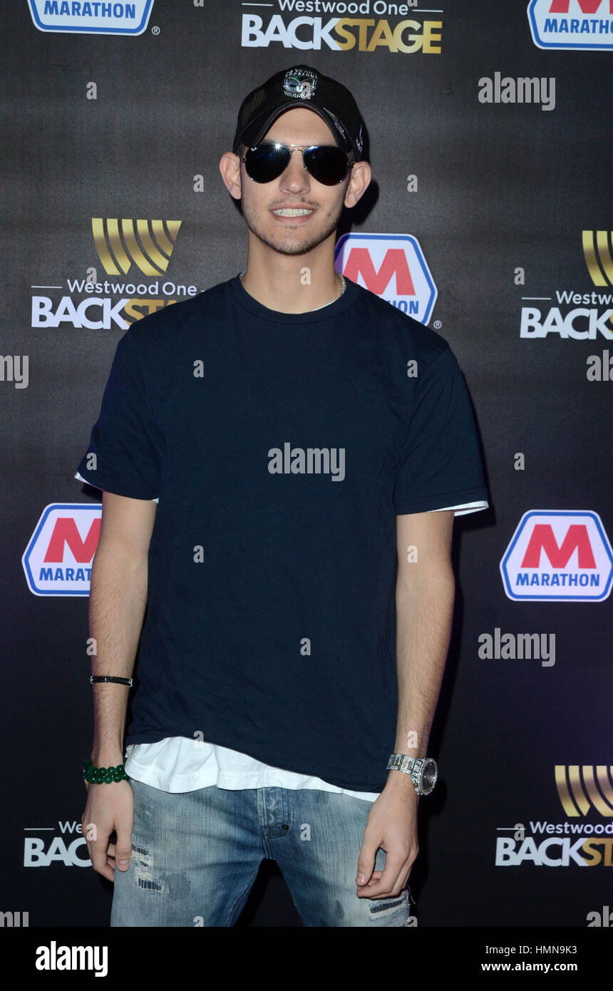 Los Angeles, California, USA. 9th Feb, 2017. Nick Hissom at Westwood ...