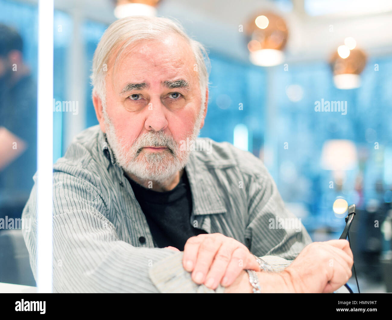Berlin, Germany. 07th Feb, 2017. Celebrity hair stylist Udo Walz seen ...