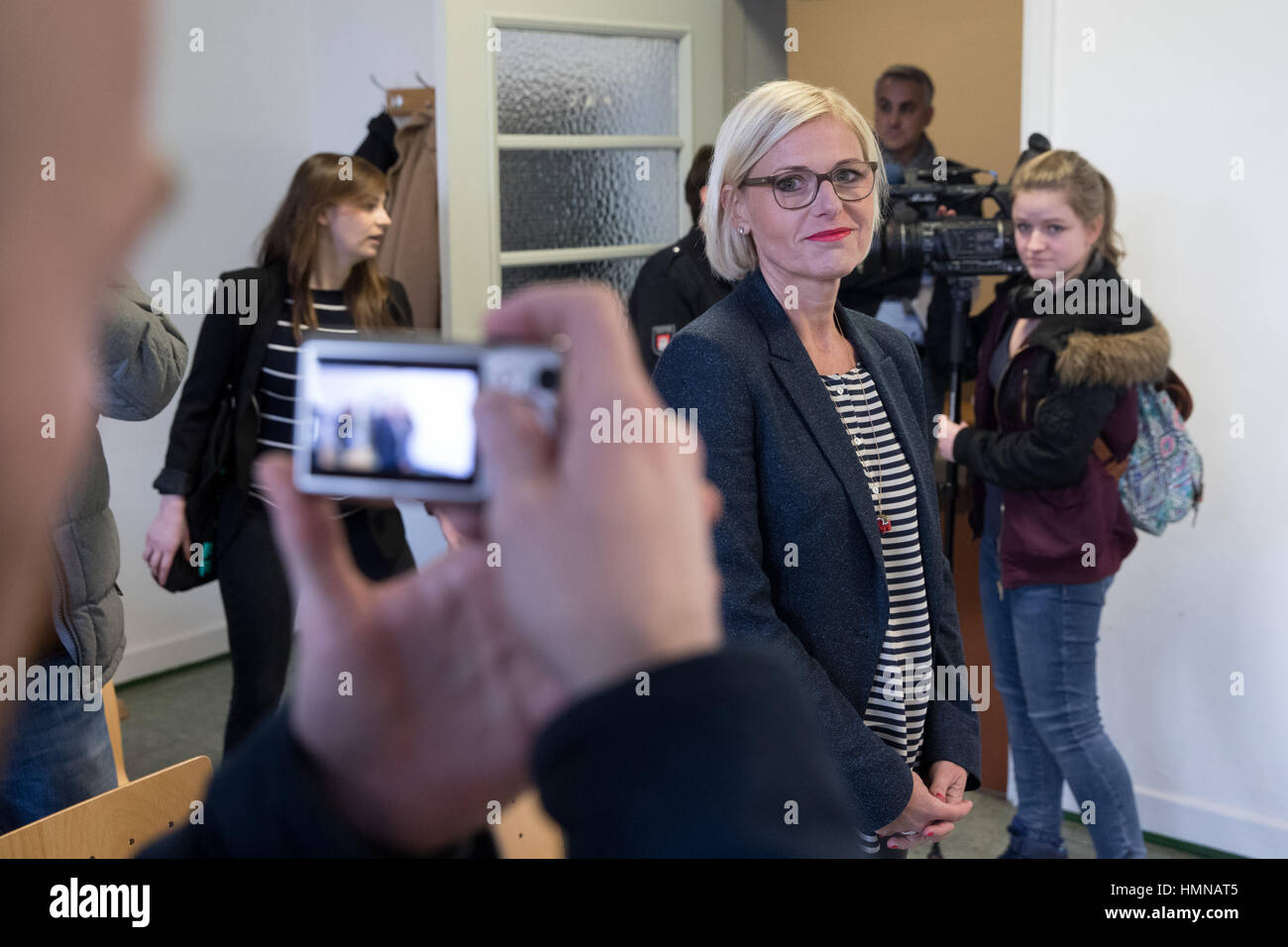 Hamburg, Germany. 10th Feb, 2017. Tanja May, deputy editor-in-chief of ...