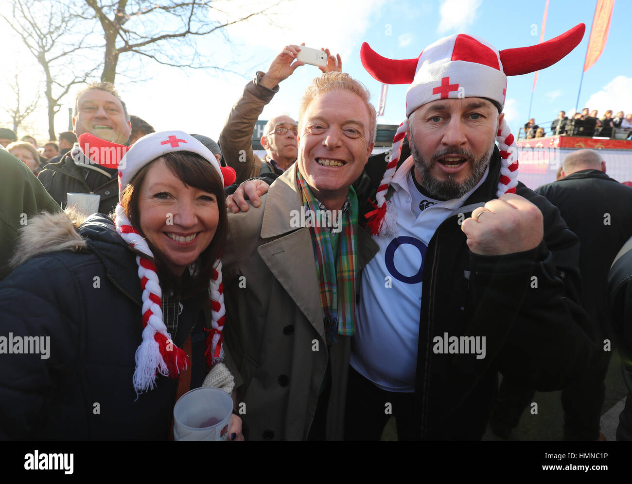 England fans show their support before the RBS 6 Nations match at ...