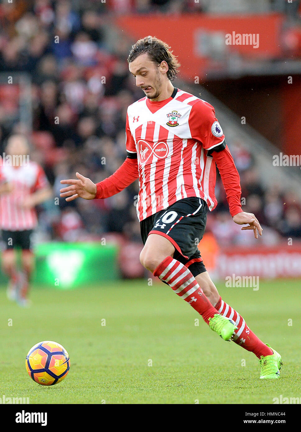 Southampton's Manolo Gabbiadini during the Premier League match at St ...