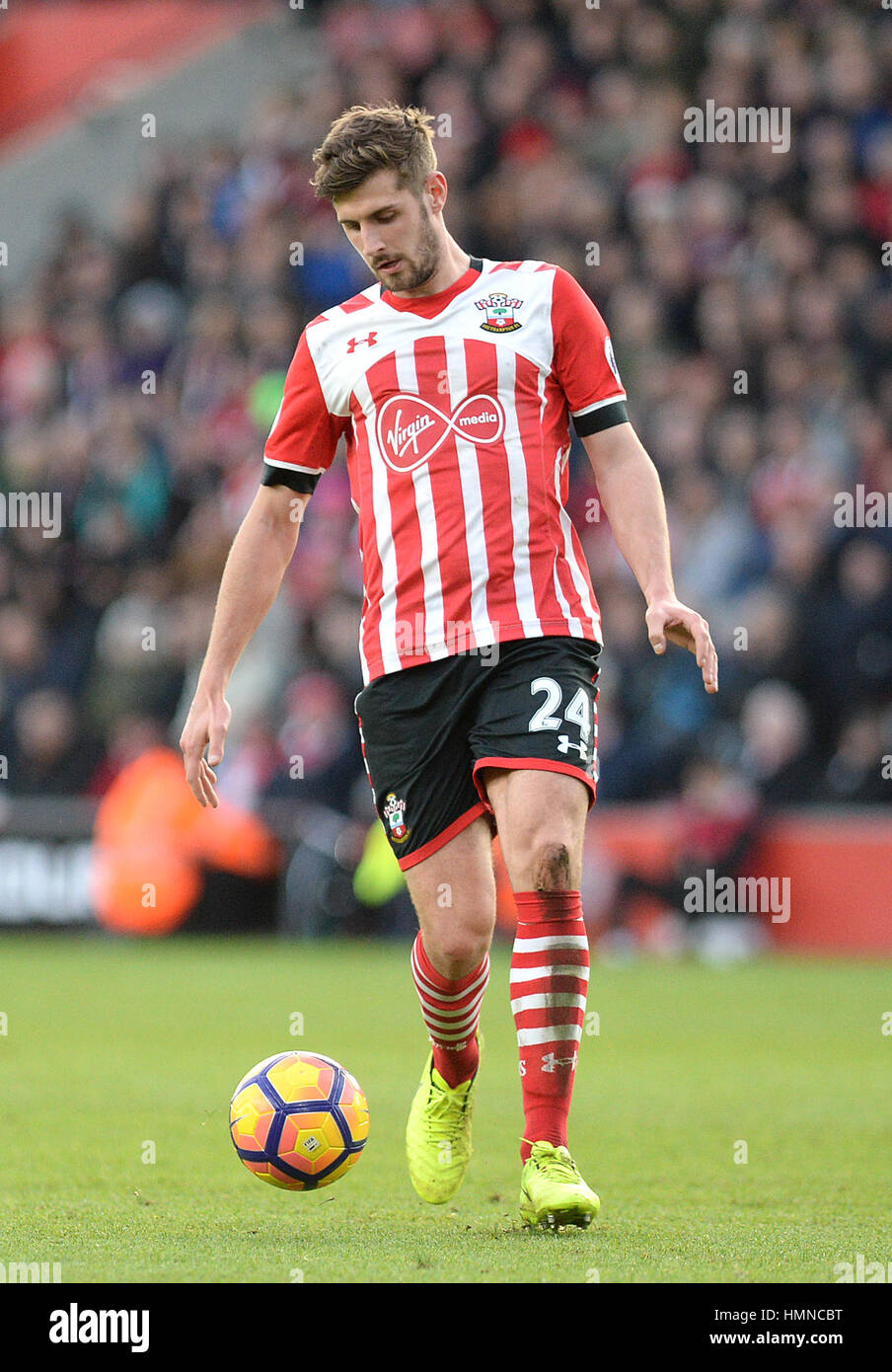 Southampton's Jack Stephens during the Premier League match at St Mary ...