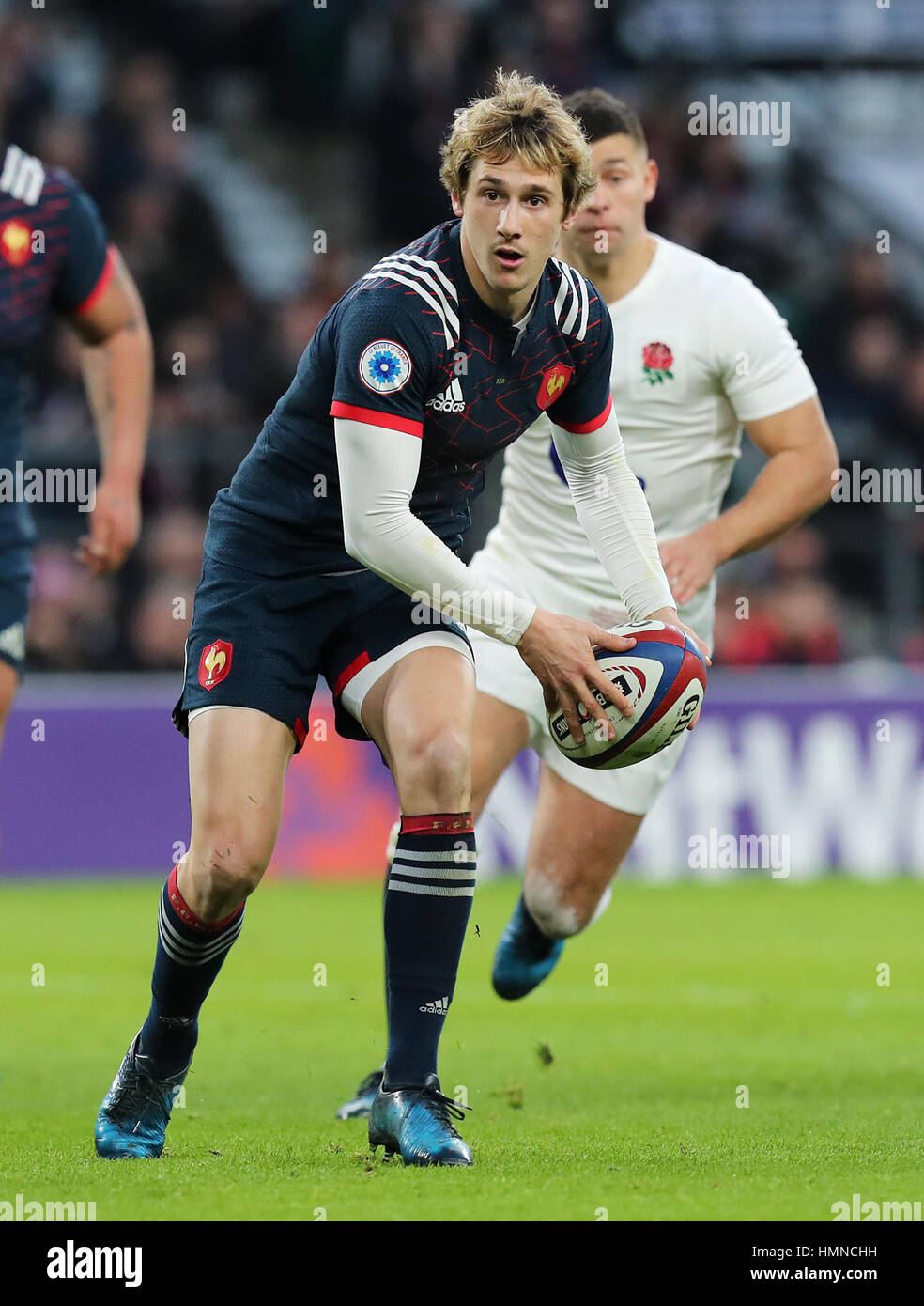 France's Baptiste Serin in action during the RBS 6 Nations match at ...