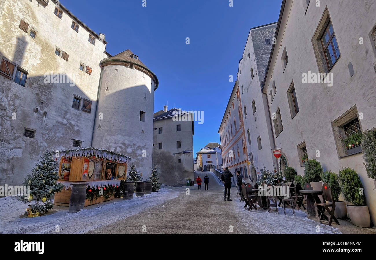 The inner buildings of the Fortification of Salzburg (German: Festung ...