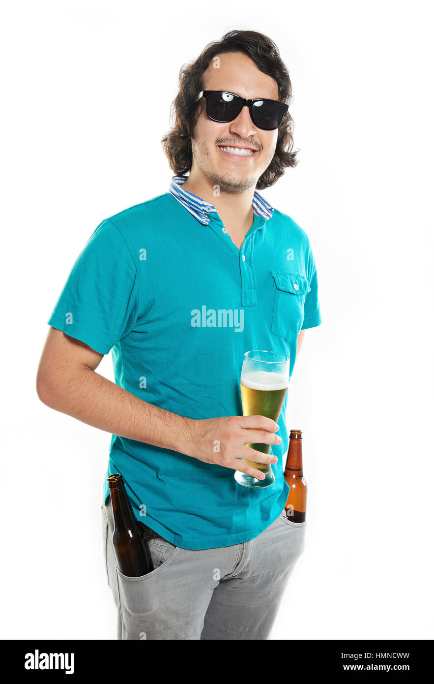 Empty bottle and smiling hi-res stock photography and images - Alamy