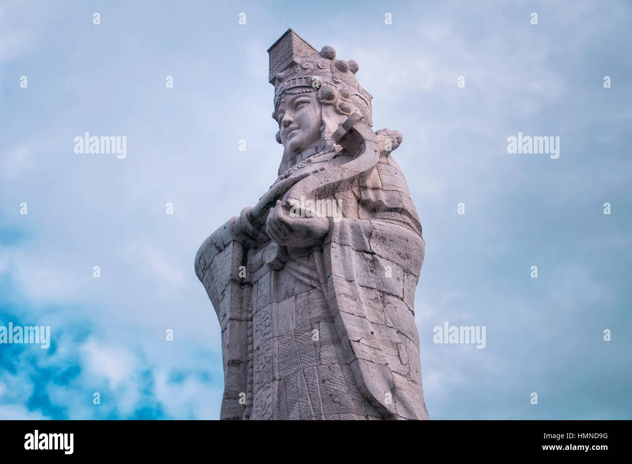 The landmark buddhist A-ma goddess statue at the cultural village in ...