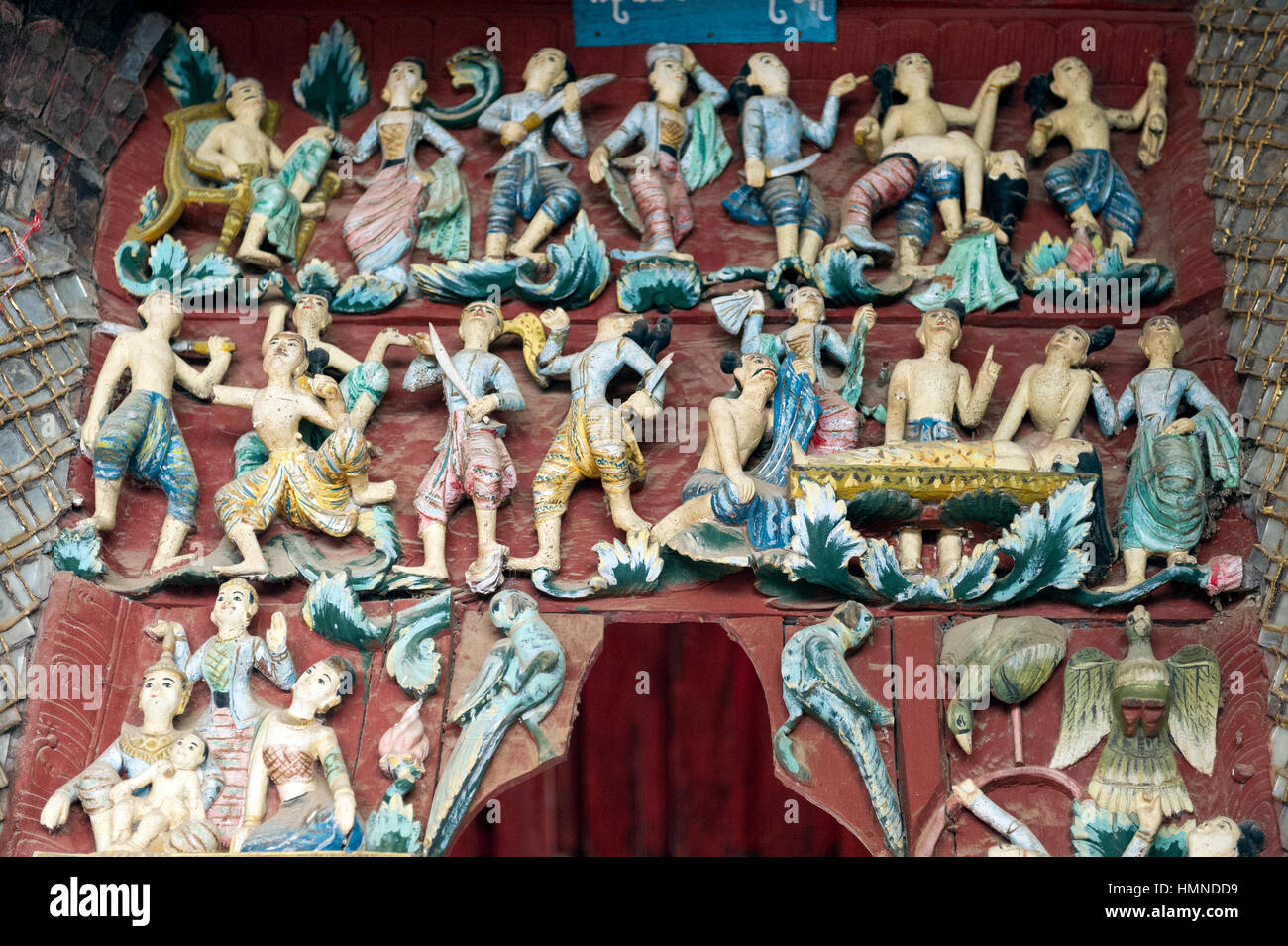 Myanmar (ex Birmanie). Bagan, Mandalay region. Shwezigon Pagoda complex ...