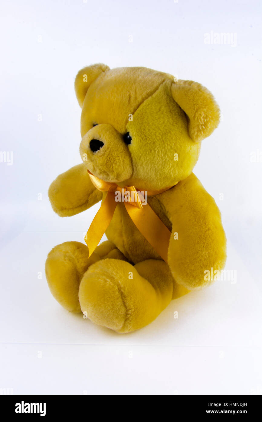 Soft and plush toys on a white background Stock Photo - Alamy