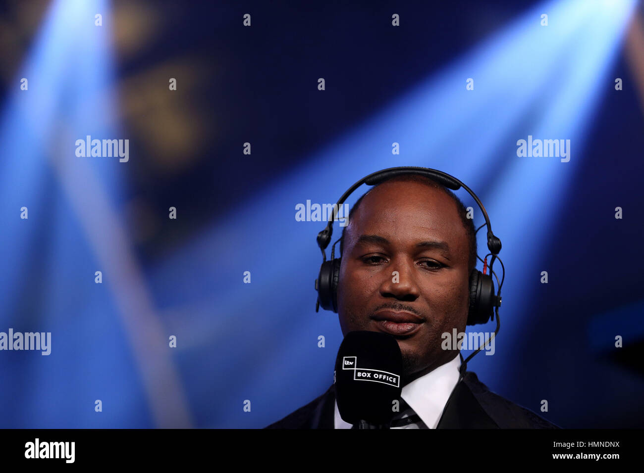 Former boxer Lennox Lewis at Olympia London Stock Photo - Alamy