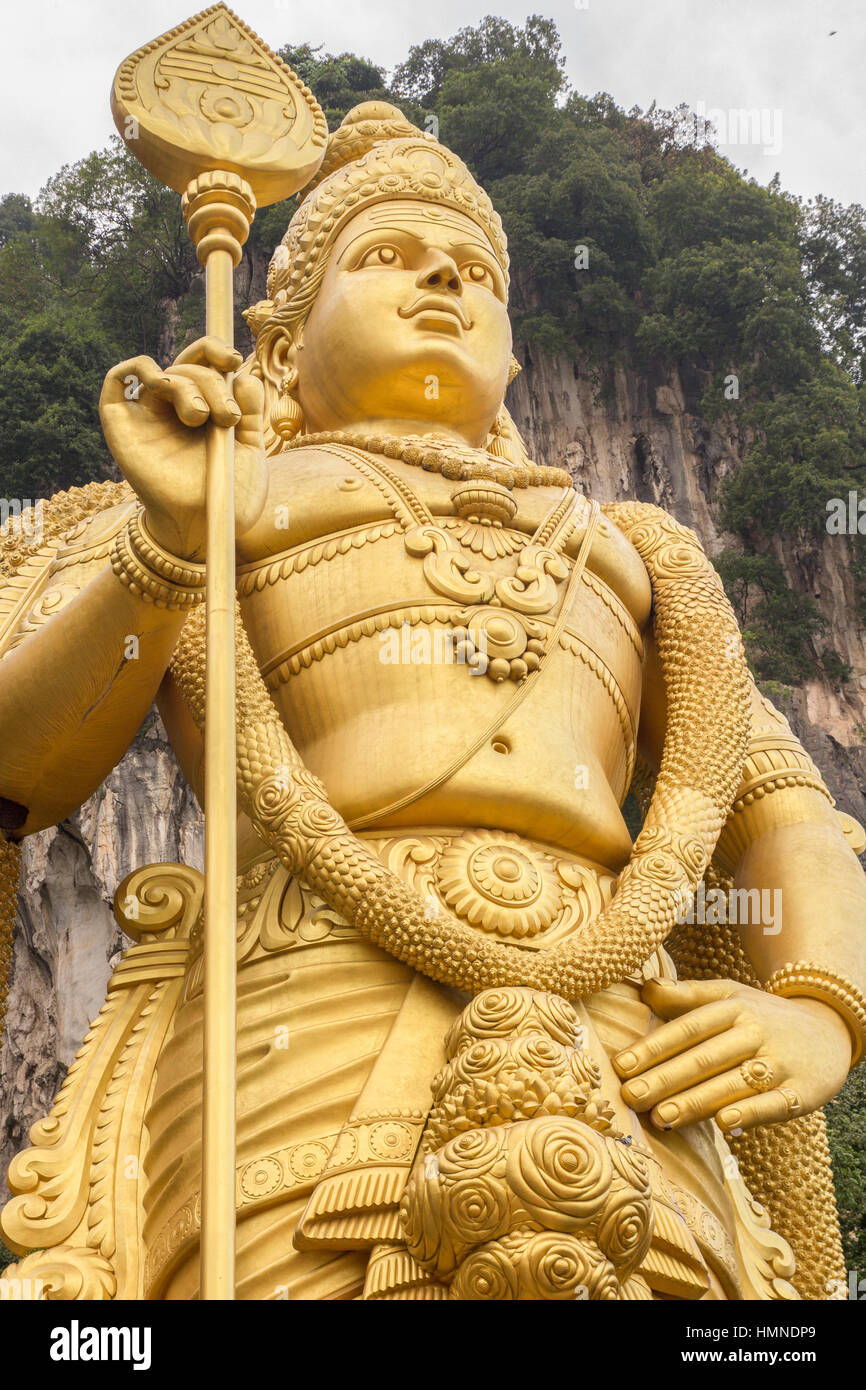 huge vishnu statue in batu caves Stock Photo - Alamy
