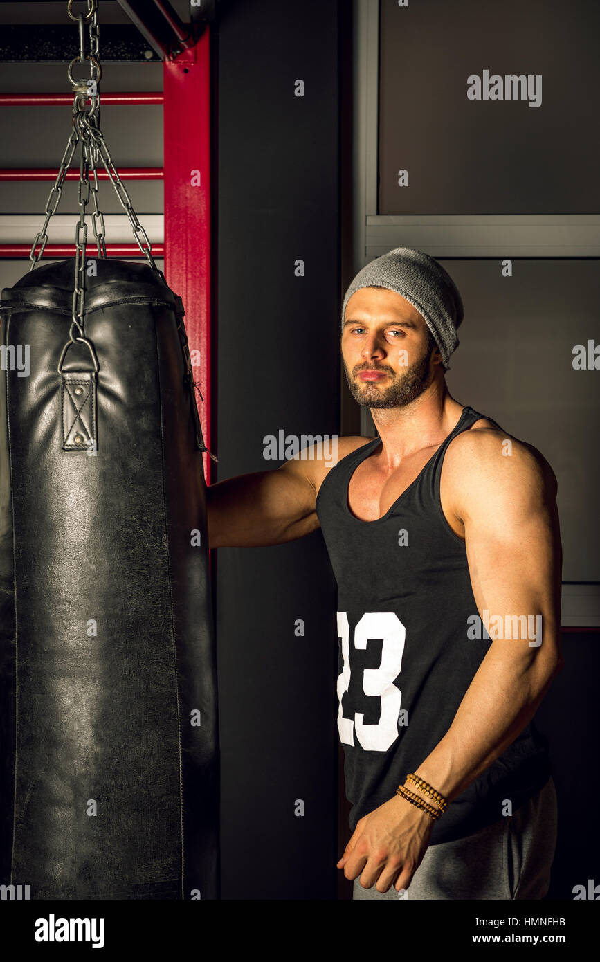 Big boxing punching bag in hi-res stock photography and images - Alamy