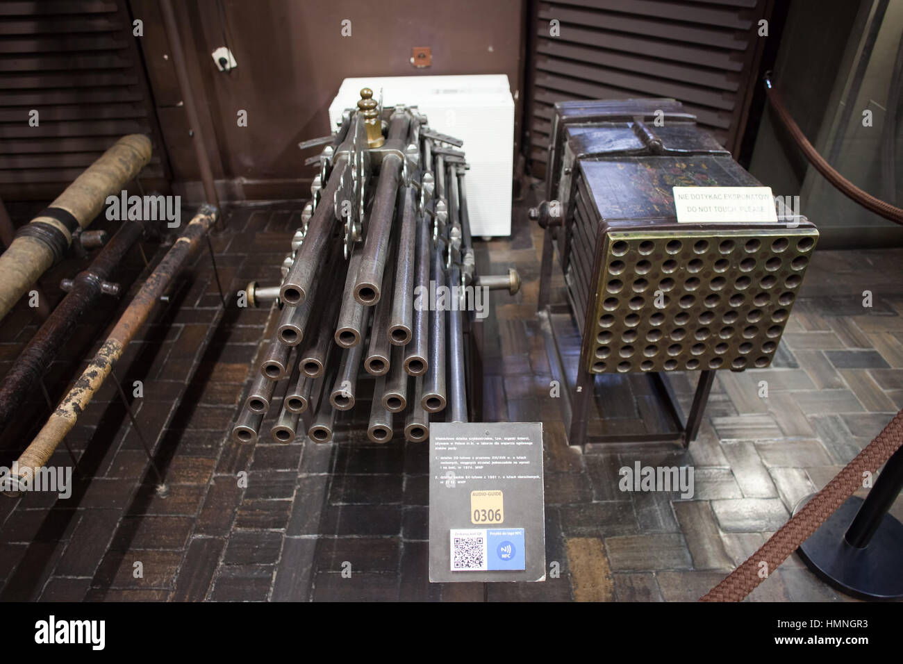 20 and 64 barrel artillery volley guns from 16th and 17th century in ...