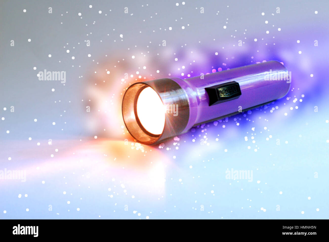 Digitally enhanced image of a single Flash light Stock Photo - Alamy