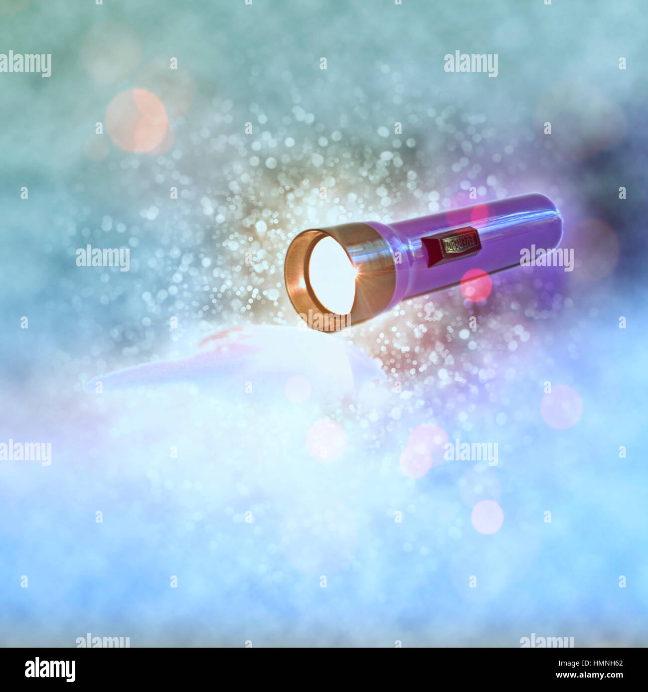 Digitally enhanced image of a single Flash light Stock Photo - Alamy
