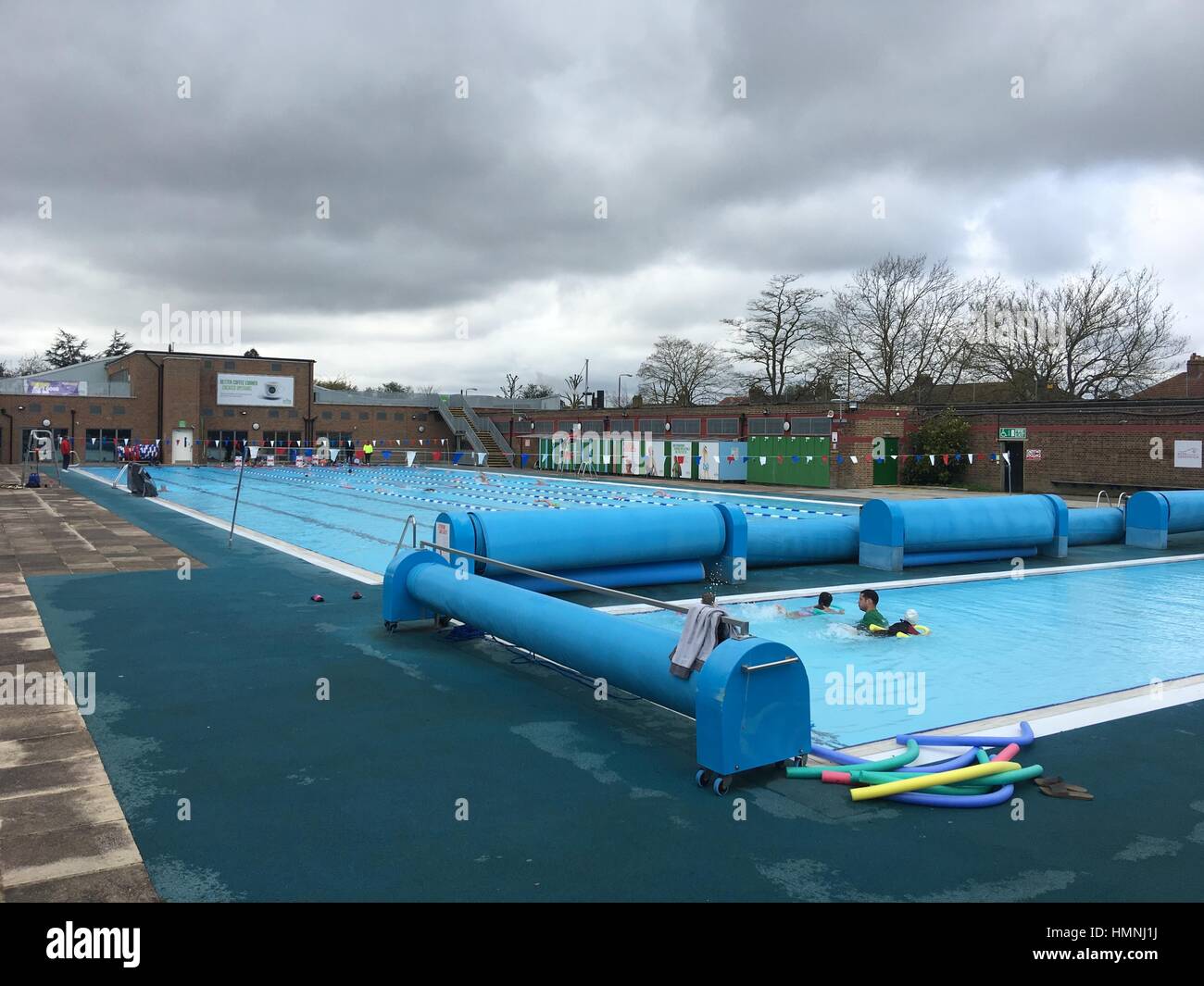 Heated olympic swimming pool hi-res stock photography and images - Alamy