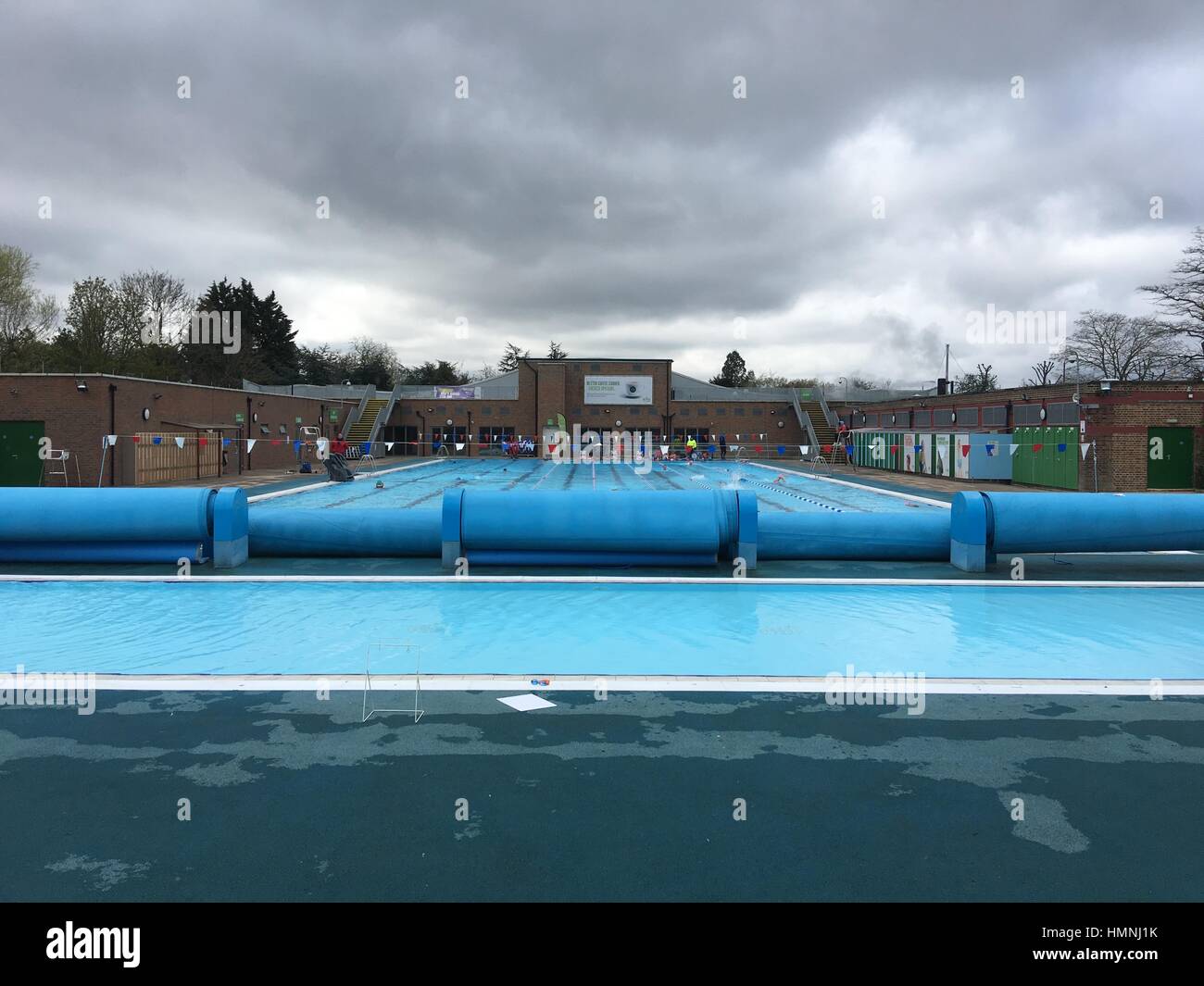 Heated olympic swimming pool hi-res stock photography and images - Alamy