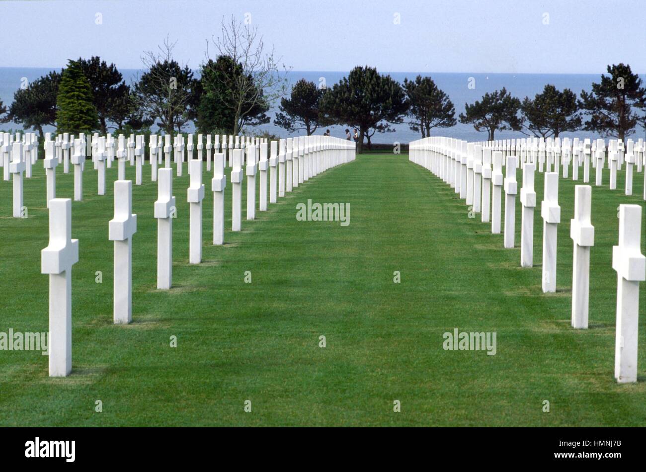 Normandy (France), sites of allied landing of June 1944, US military ...