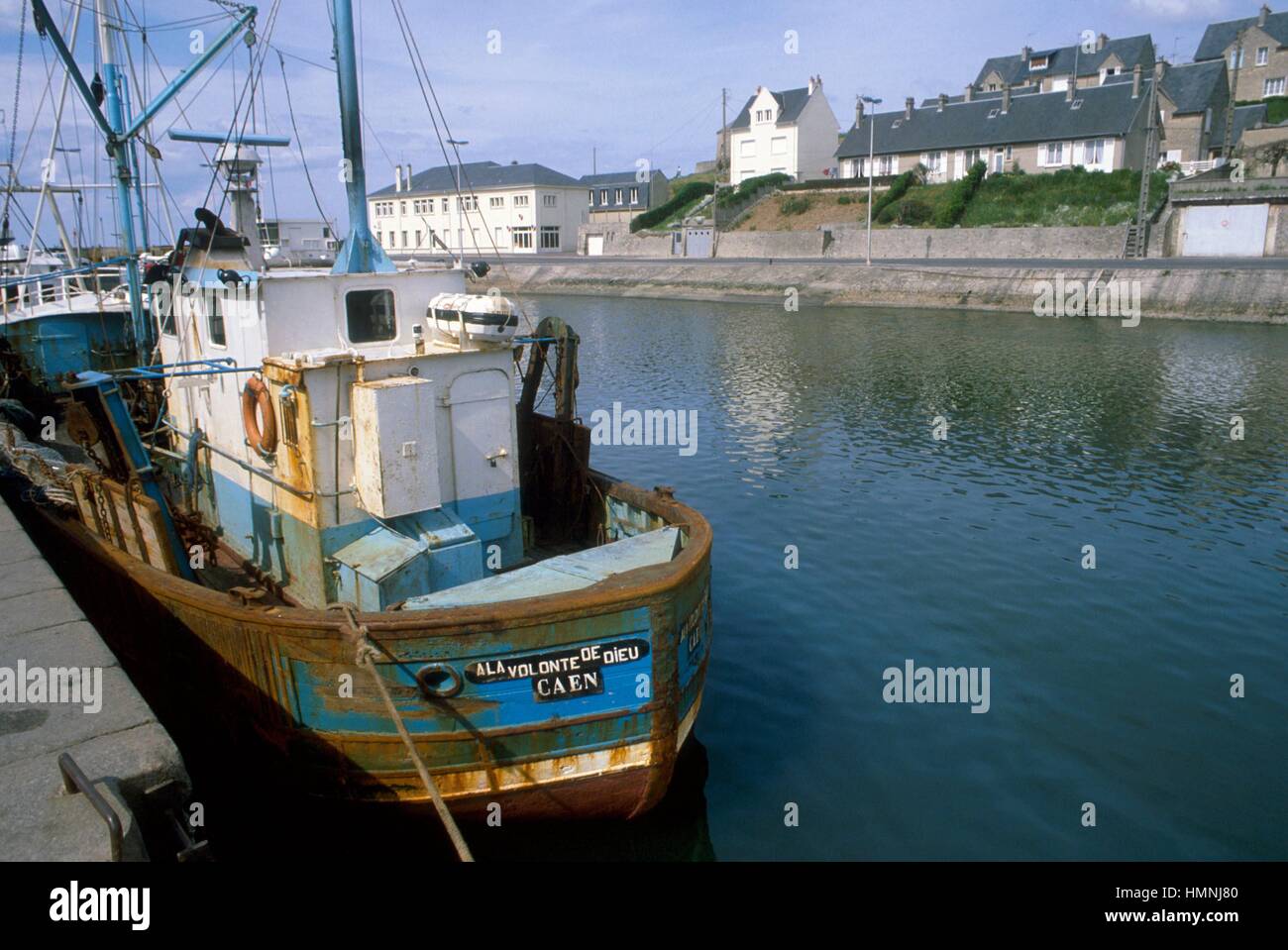Normandy (France), sites of allied landing of June 1944, the Port-En ...