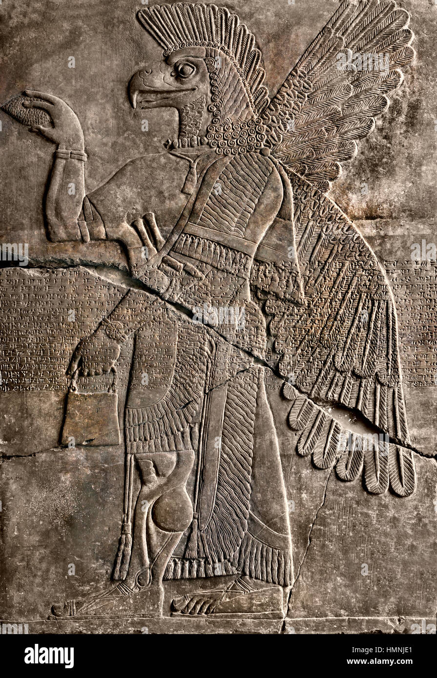 Relief depicting a lion hunt (orthostat) Assyrian King Ashurnasirpal II ...