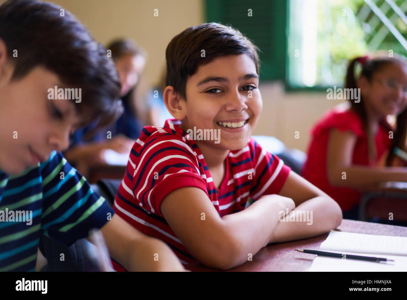Hispanic teen boy portrait hi-res stock photography and images - Alamy