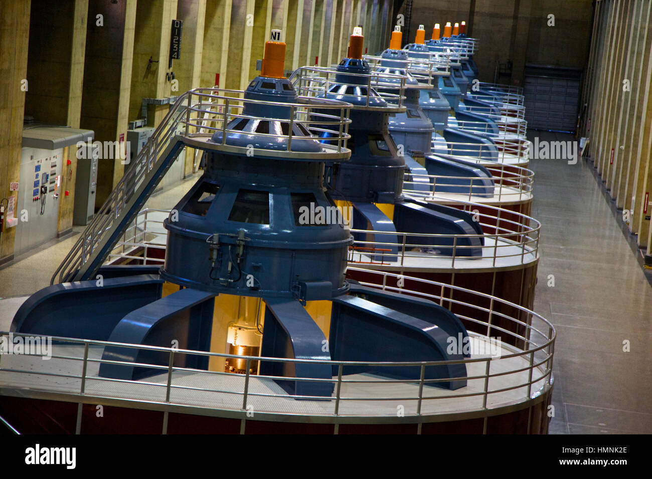 Hoover Dam Industrial Water Turbines Stock Photo - Alamy