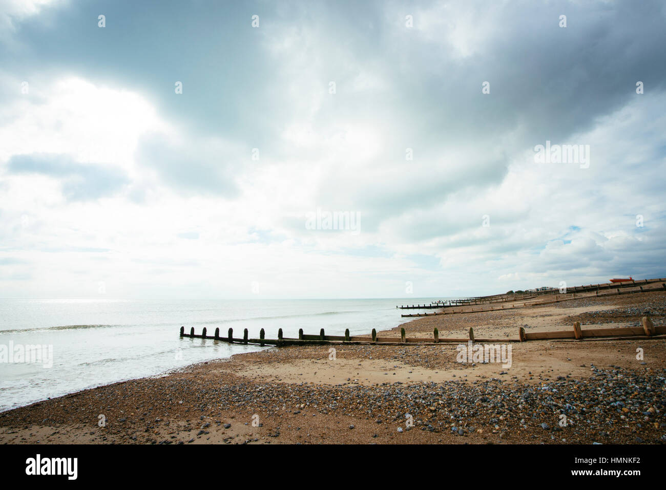 Worthing winter beach 2017 Stock Photo - Alamy