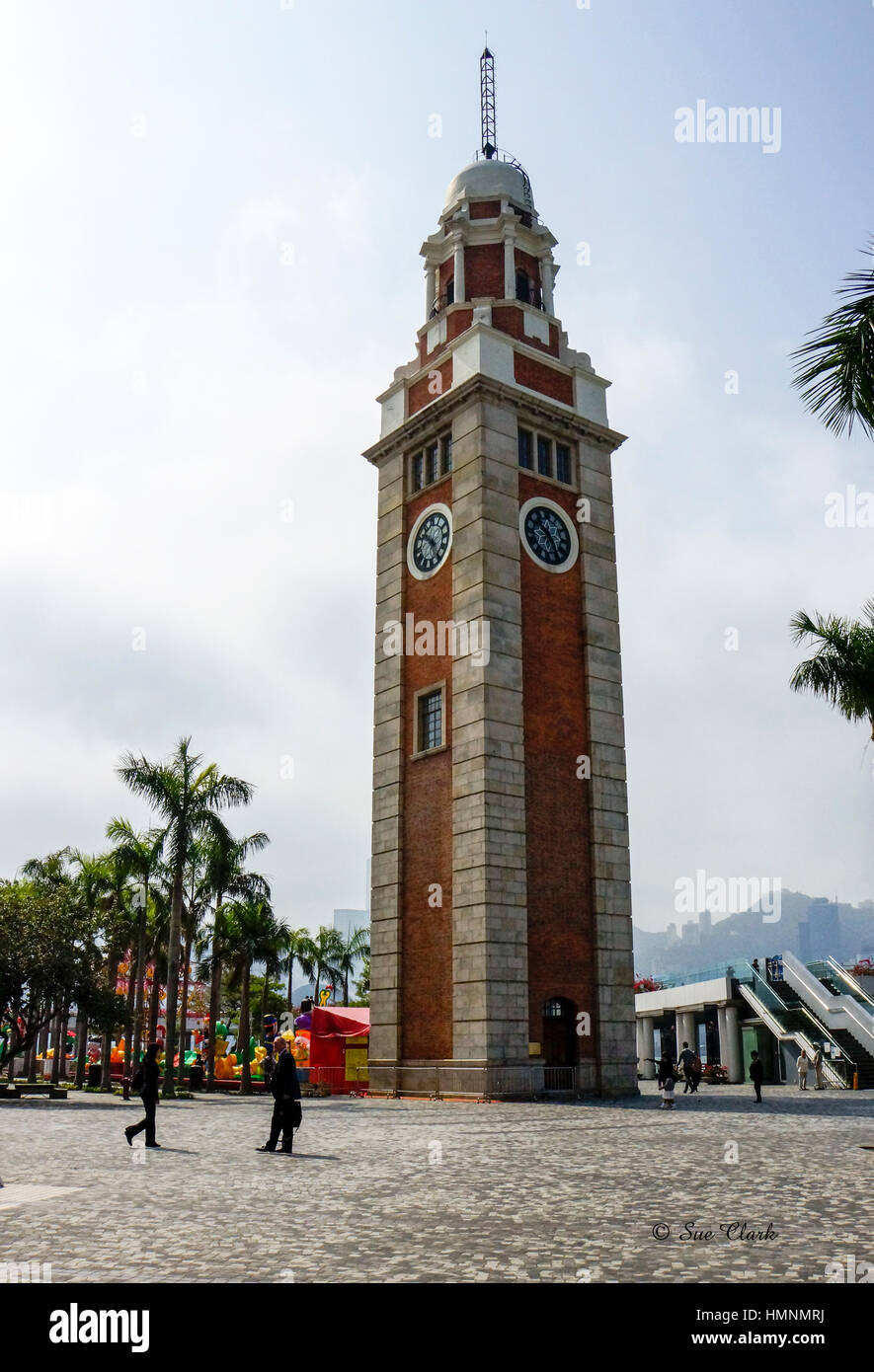 The Clock Tower, a Hong Kong landmark, Tsim Sha Tsui, Kowloon, Hong ...