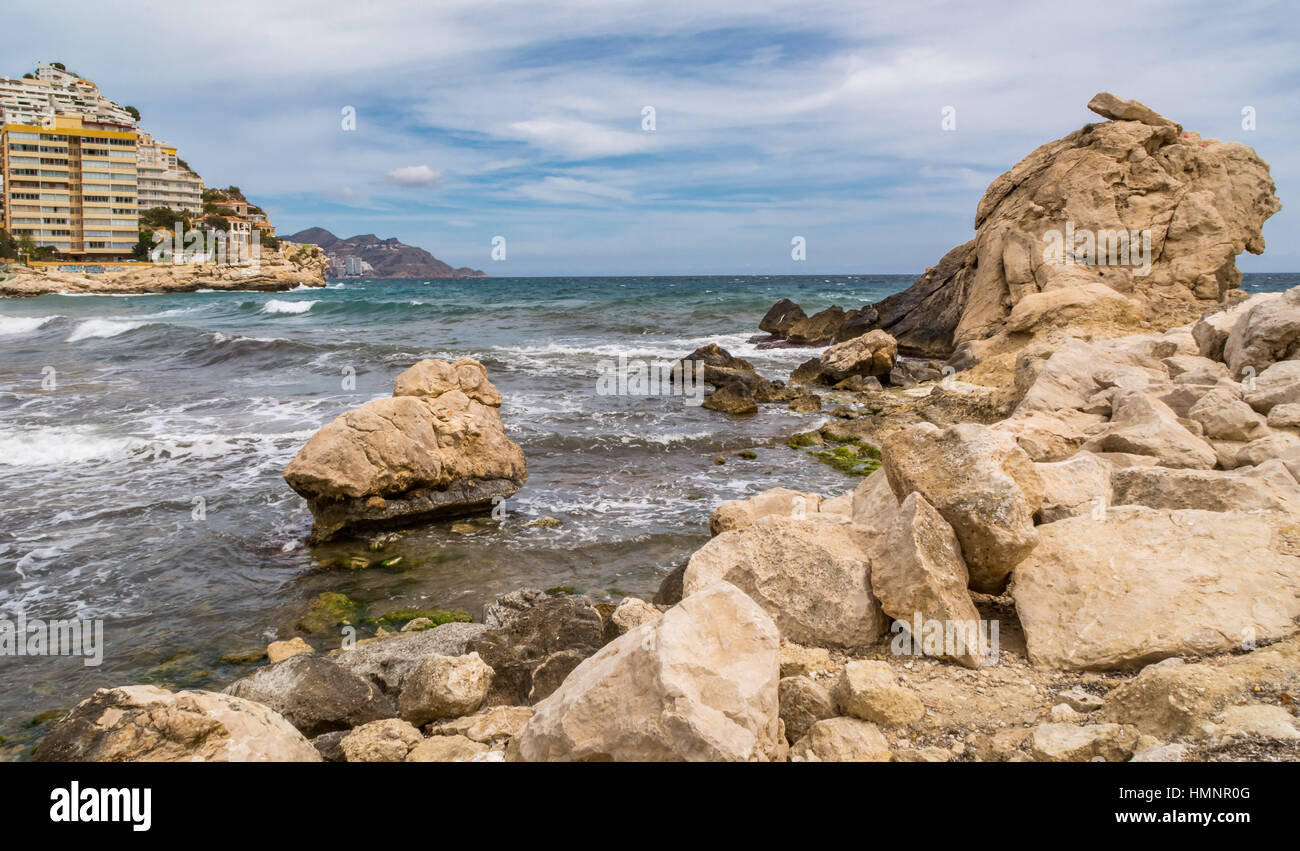 The village of Finestrat and the beachside resort of Cala Finestrat are ...