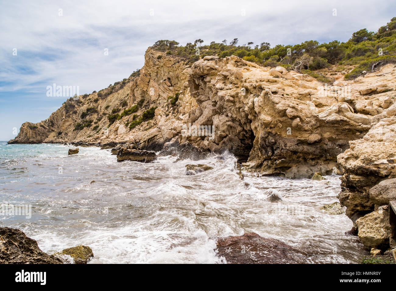 The village of Finestrat and the beachside resort of Cala Finestrat are ...
