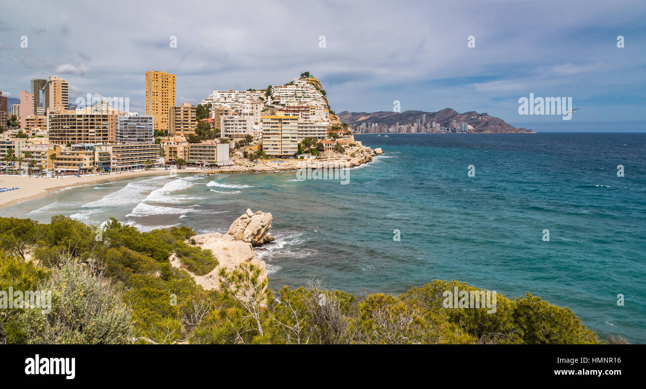 The village of Finestrat and the beachside resort of Cala Finestrat are ...