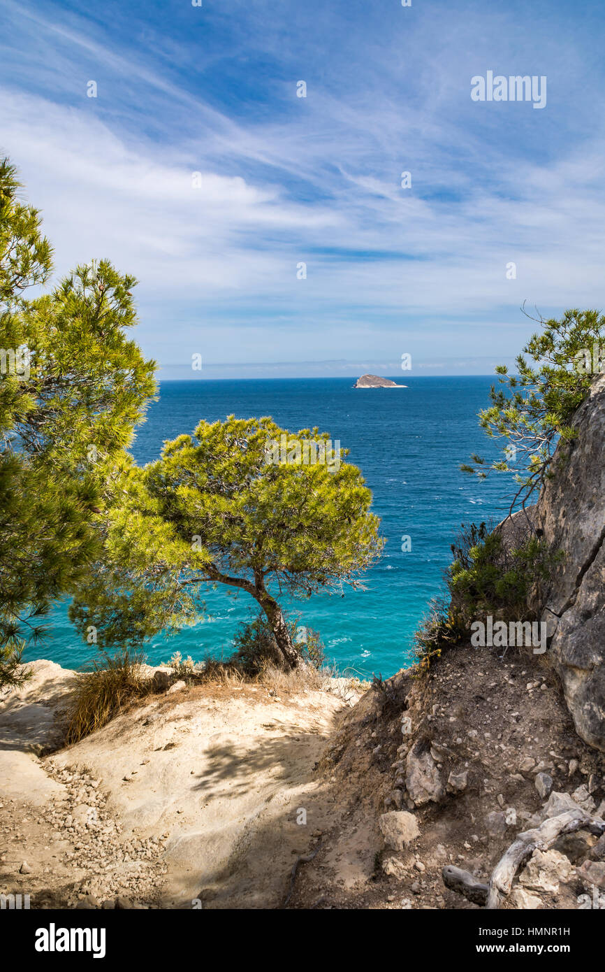 The village of Finestrat and the beachside resort of Cala Finestrat are ...