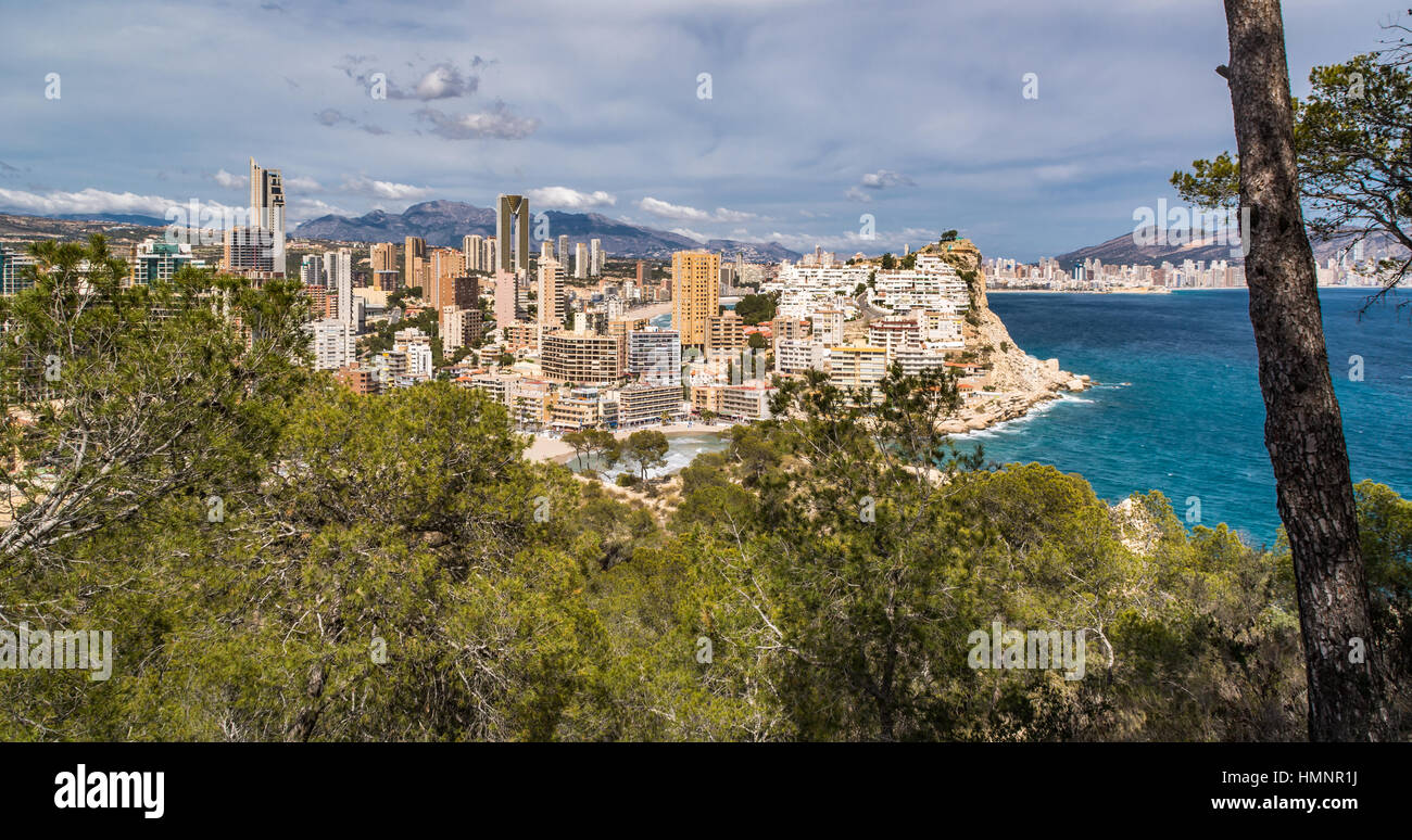 The village of Finestrat and the beachside resort of Cala Finestrat are ...