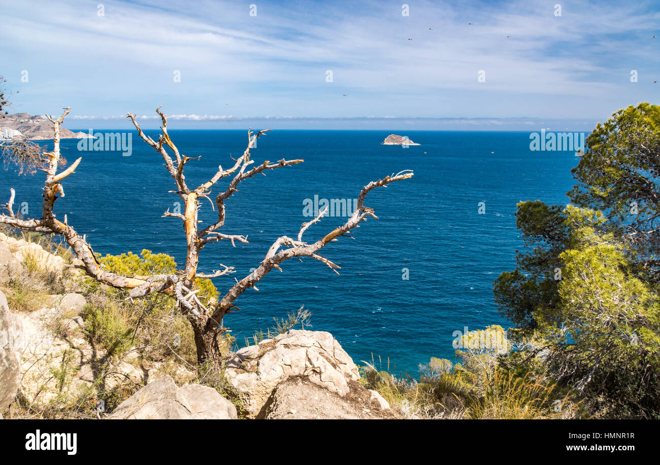 The village of Finestrat and the beachside resort of Cala Finestrat are ...