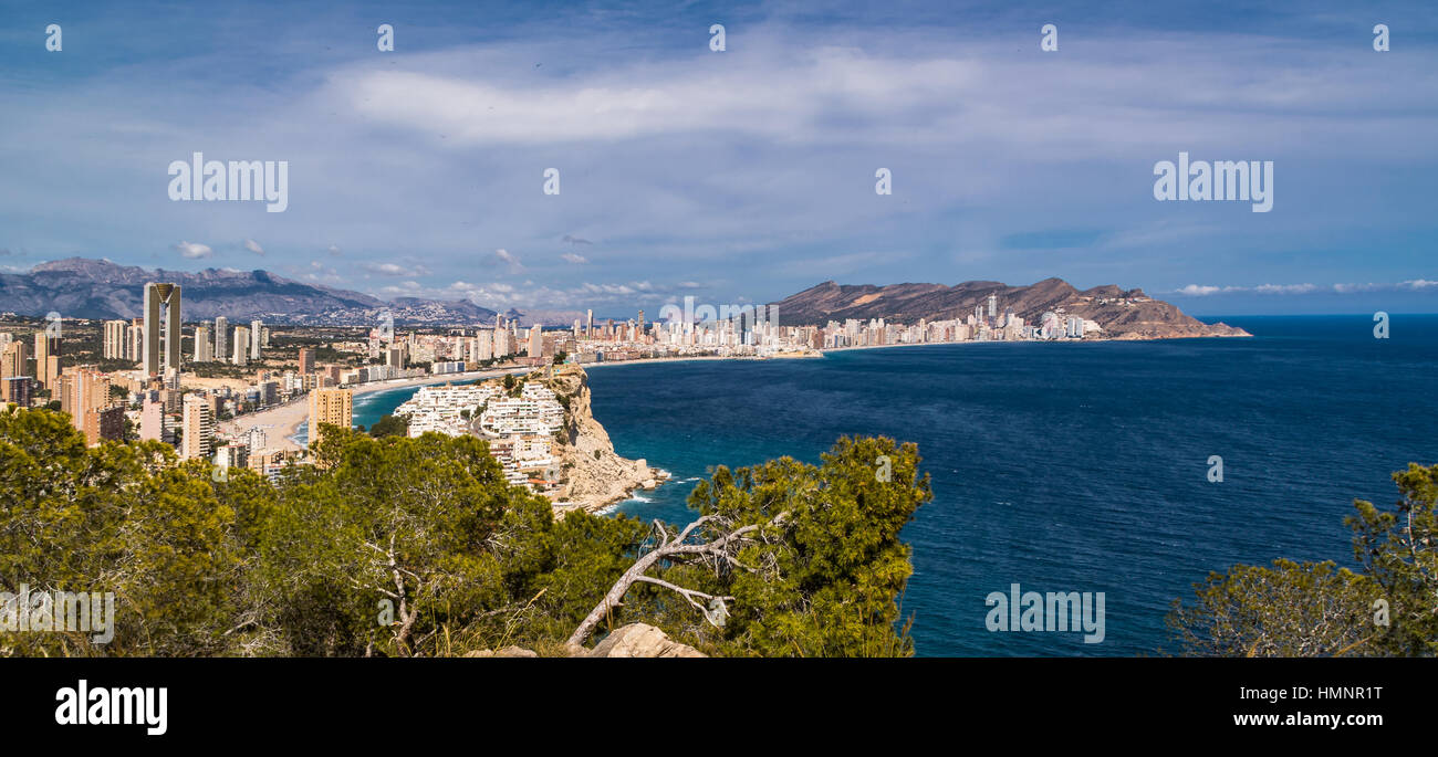 The village of Finestrat and the beachside resort of Cala Finestrat are ...