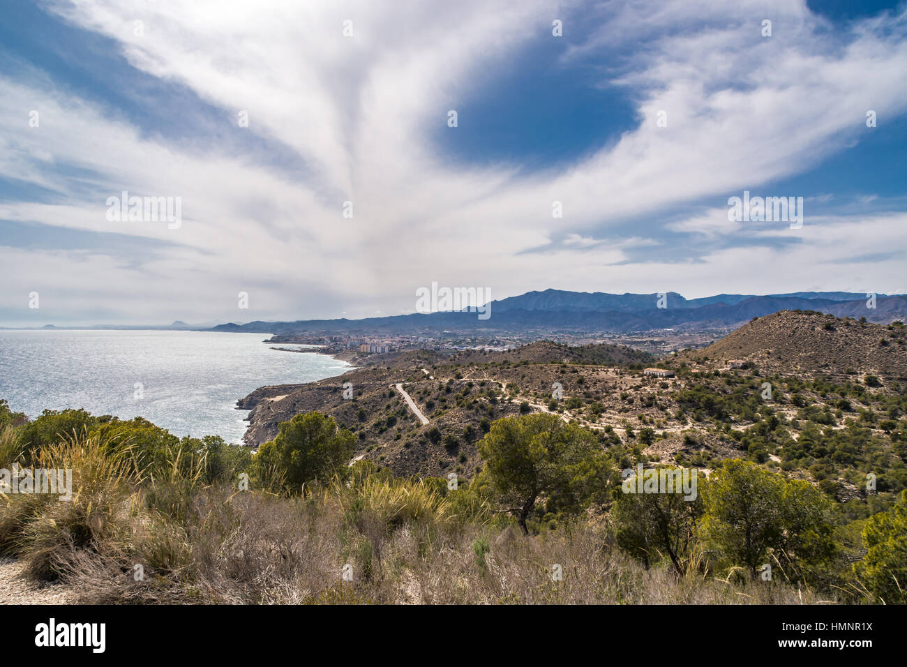 The village of Finestrat and the beachside resort of Cala Finestrat are ...